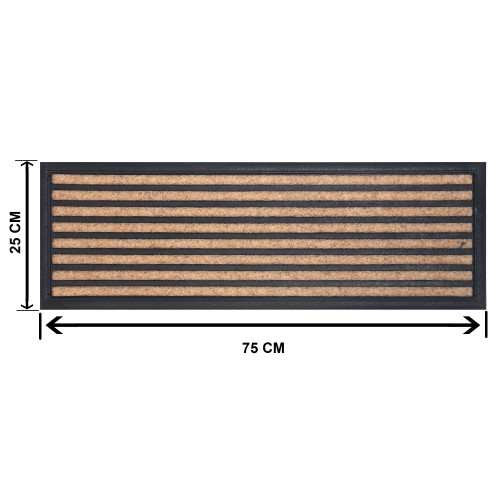 Коврик Inspire Balia STRP, 75x25 см, полиэстер, цвет золотистый