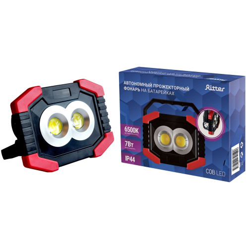 Прожектор светодиодный уличный 3 Вт COB и 2 LED-светодиод 6500К IP44 ...