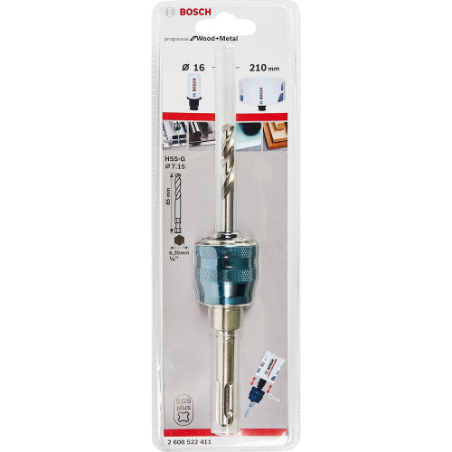 Адаптер SDS-plus Bosch, для коронок 16-210 мм